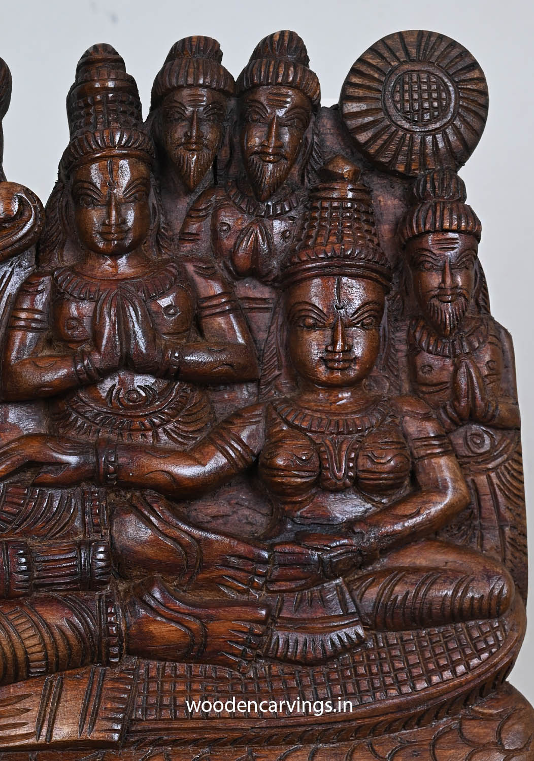 Reclining Lord PadmanabhaSwamy on Adisesha Wood Panel 24" – Sengottuvel ...