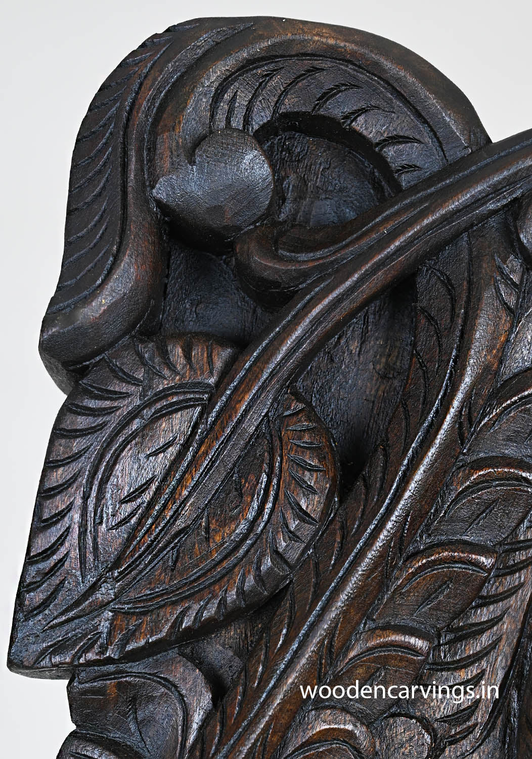 Hamsa Bird Standing Light Weight Wall Mount 18" – Sengottuvel Wood Carvings